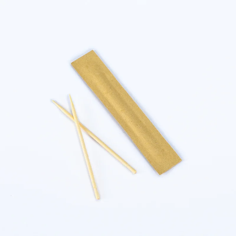 Pure White Single-pointed Bamboo Toothpick 1000-piece Independent Small ...
