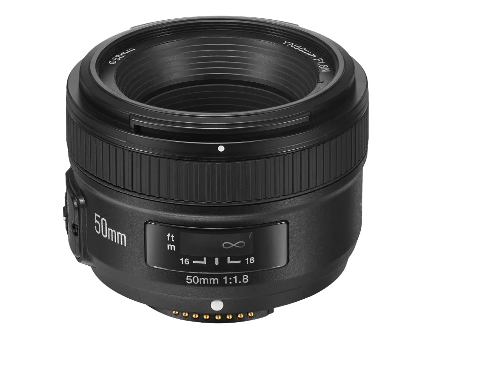 50mm Yn50mm F1.8 F1.8n Lens For Nikon F Mount D7100 D3200 D3300 D3100 ...