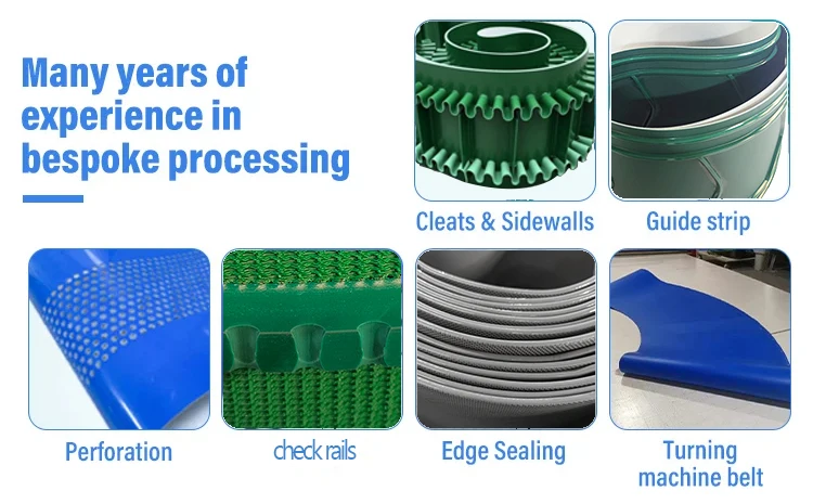 MIYUKI White Sidewall Cleated Belt Conveyor Customized Pvc Conveyor ...