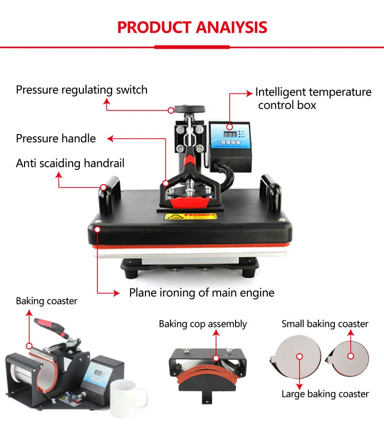 Gotocolor A3 Semi-automatic Heat Press Machine For T Shirt Printing Oem