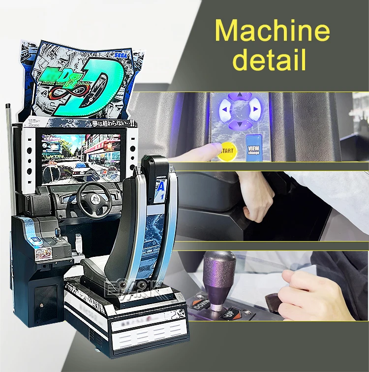 Indoor Amusement Video Game Arcade Initial D Racing Simulator Driving ...