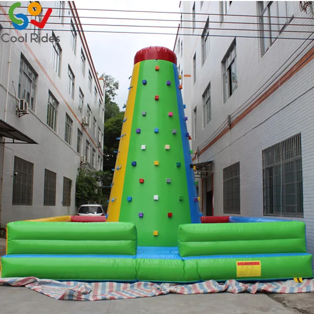 Commercial Indoor Outdoor Mobile Amusement air Rock Climbing Wall ...