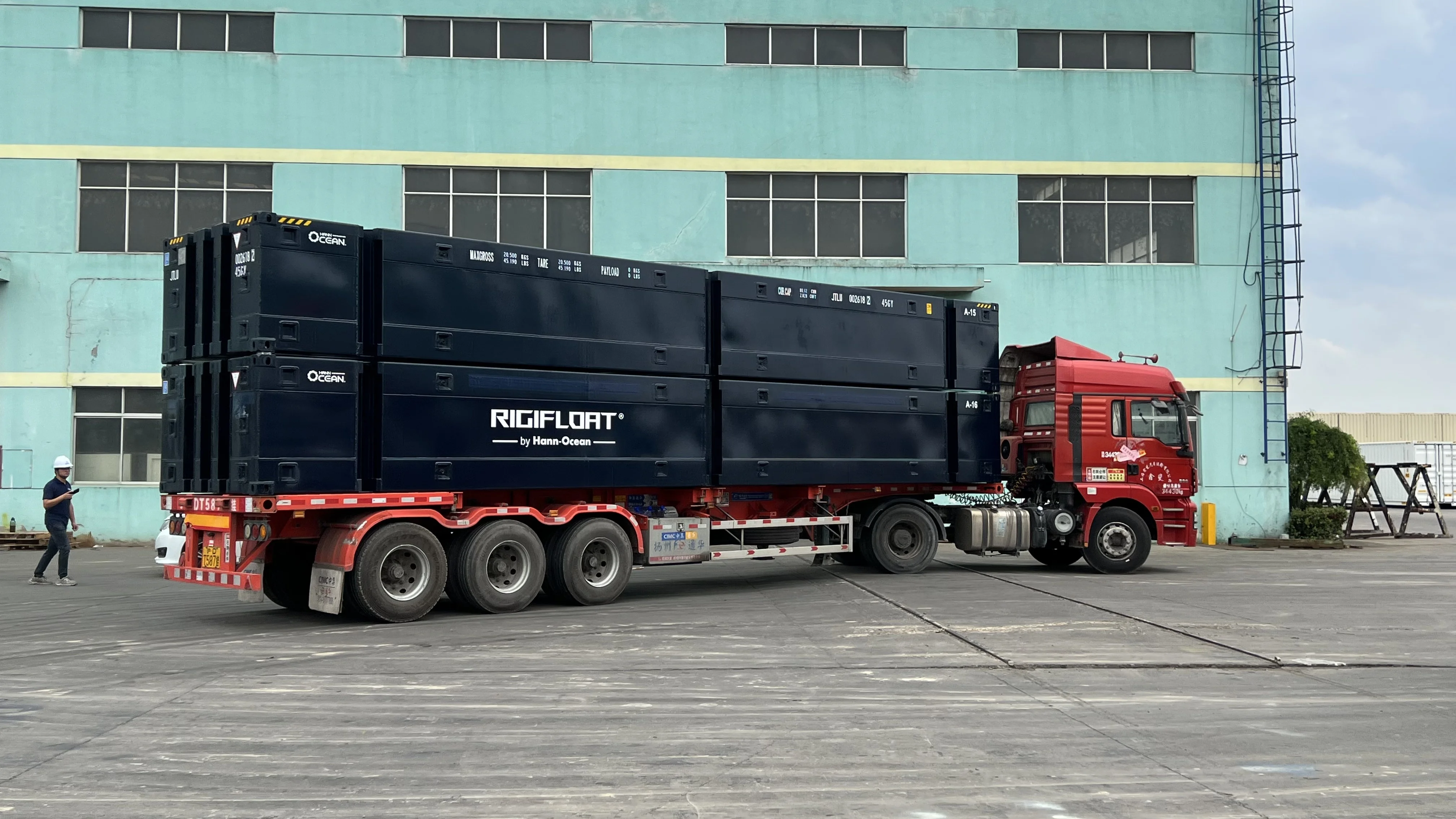 Wholesale Rigifloat Floating Barge Crane Barge Modular Barge - Buy ...