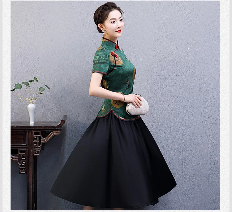 Qipao Women Wholesale Readymade Robe Chinoise Chinese Traditional Retro ...