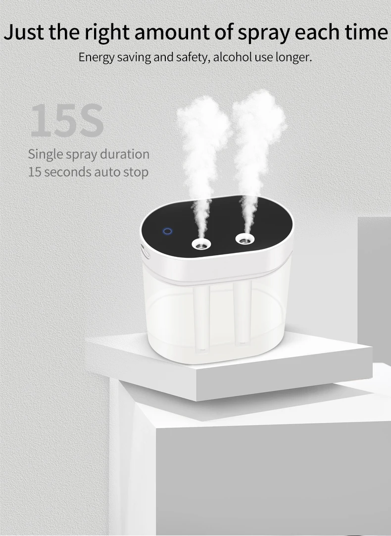 Wholesale Electric Ultrasonic Smart Water Fountain Alcohol Sprayer ...