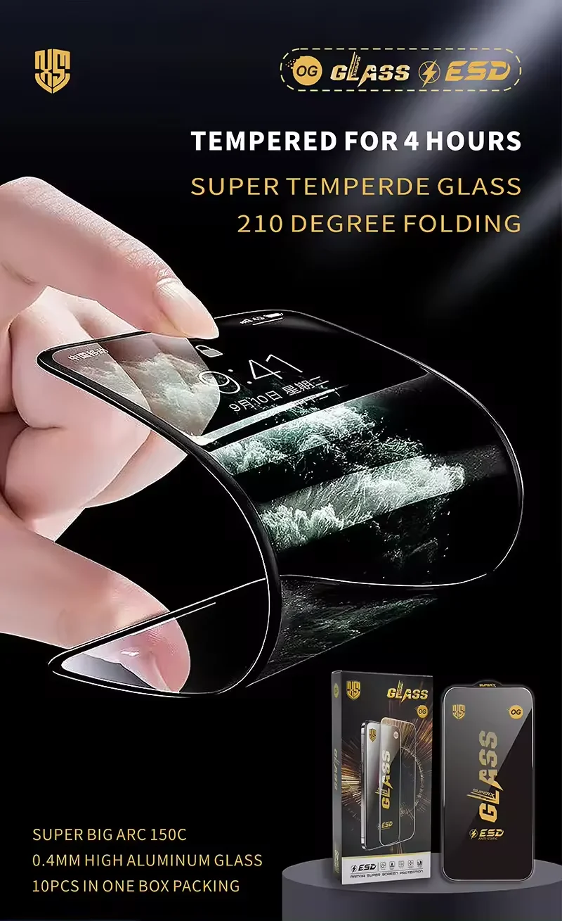 Anti Static Esd OG Tempered Glass Screen Protector for Redmi 9A 13C 14C ...