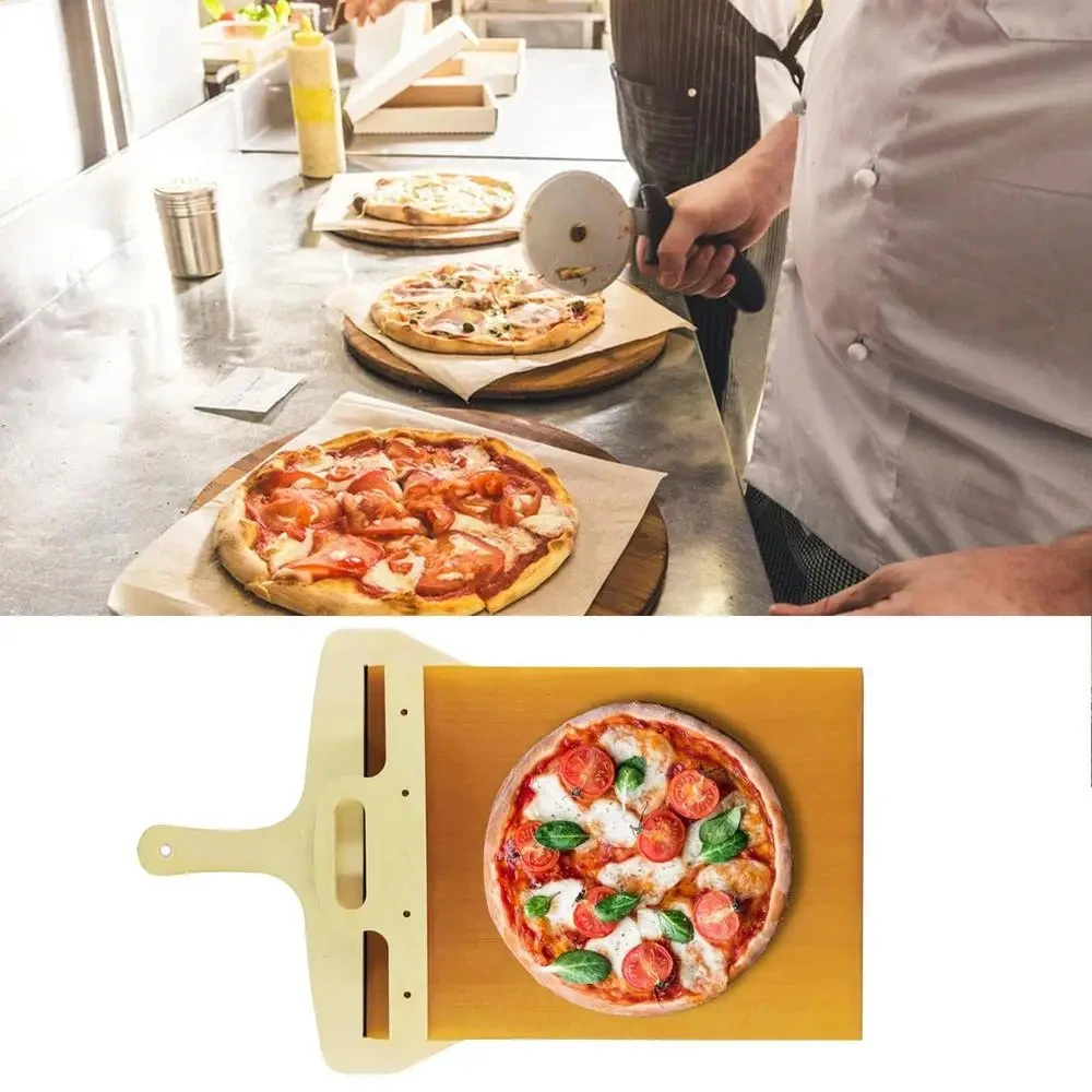 Sliding Pizza Spatula Food Pizza Tray Pizza Board Shovel for Home ...