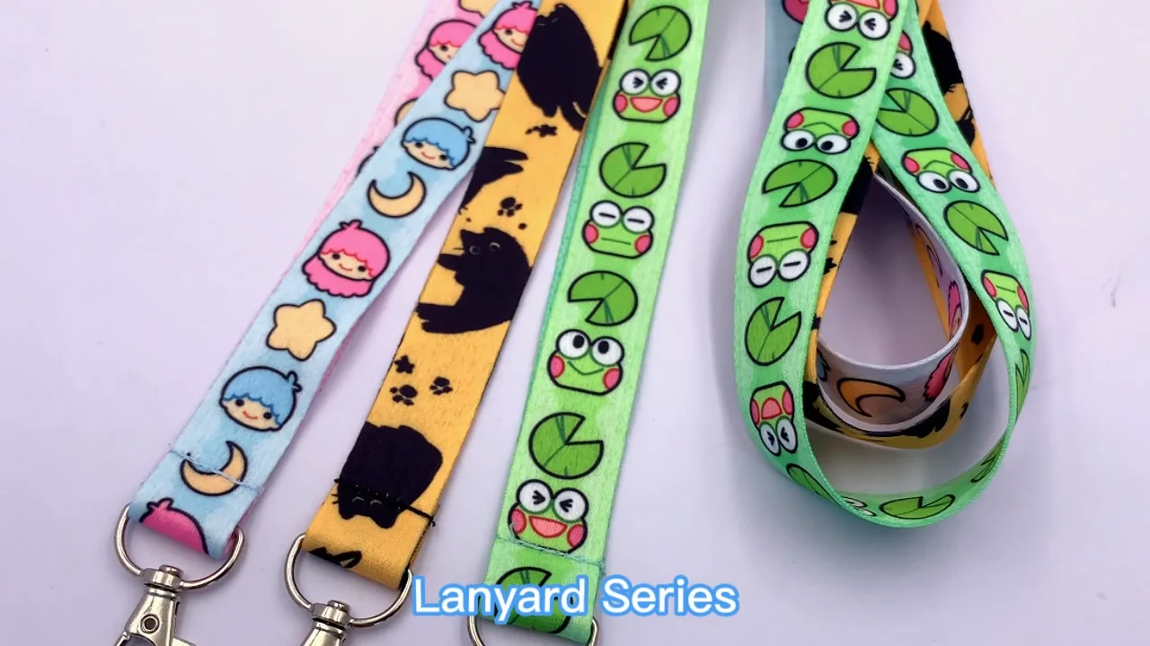Cartoon Creative High Quality Bulk Heated Transfer Keychain Neck Strap ...