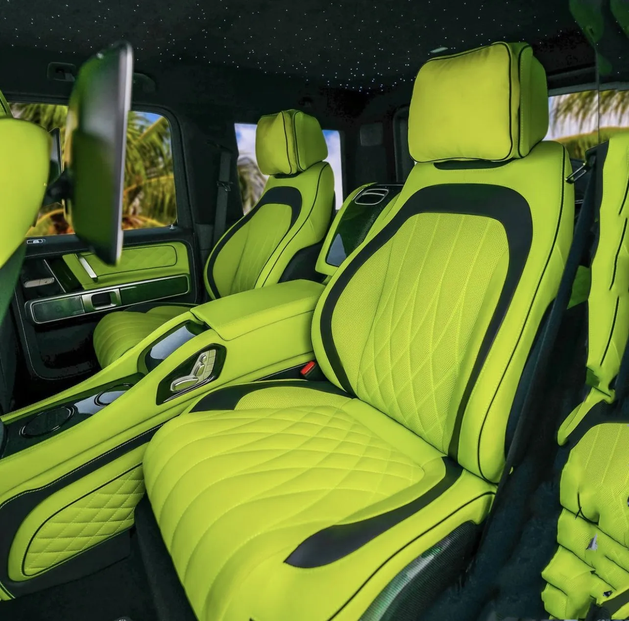 Luxury Custom Suv First Class Limo Console Armrest G Wagon Conversion ...