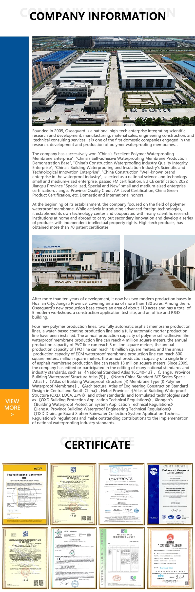 Tpo Thermal Plastic Polyolofin Materials Exposed Single Ply Layer Roof ...