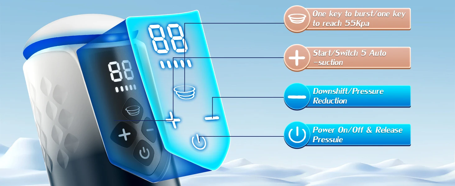 Male Automatic Prostate Massager Male Electric Masturbator Spa Pump ...