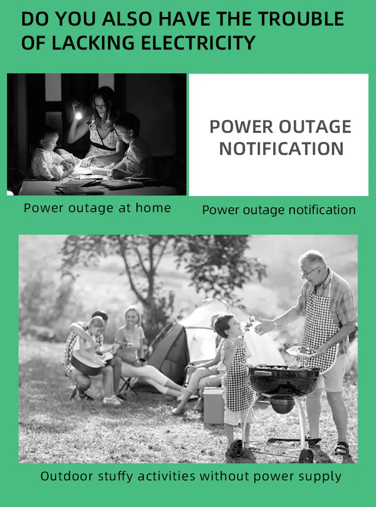 GDTIMES Solar Fan - Efficient AC/DC Rechargeable Table Fan