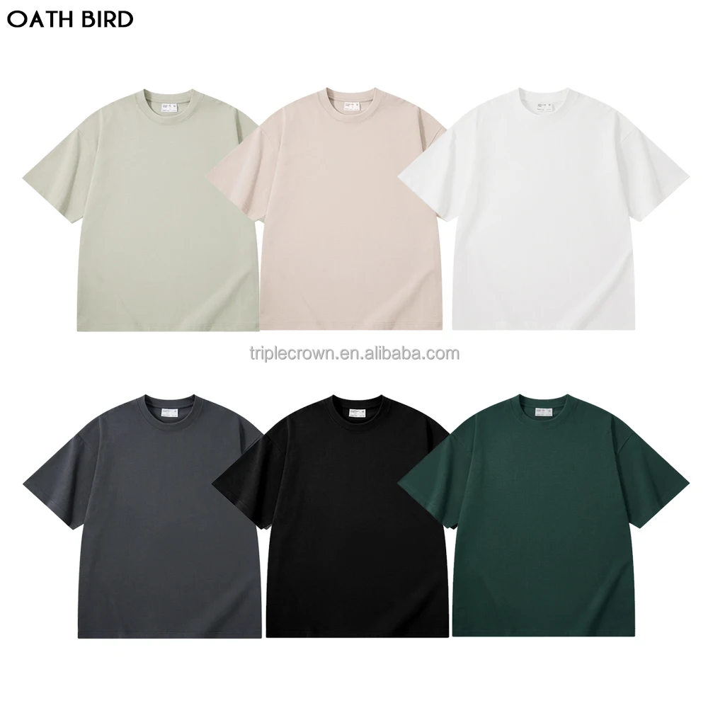 Shop Our 300gsm Thick Cotton Oversized T-Shirts for Men
