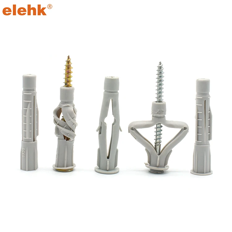 Elehk Hollow Wall Plug Hollow Wall Anchors Plastic Anchor M6 Plastic ...