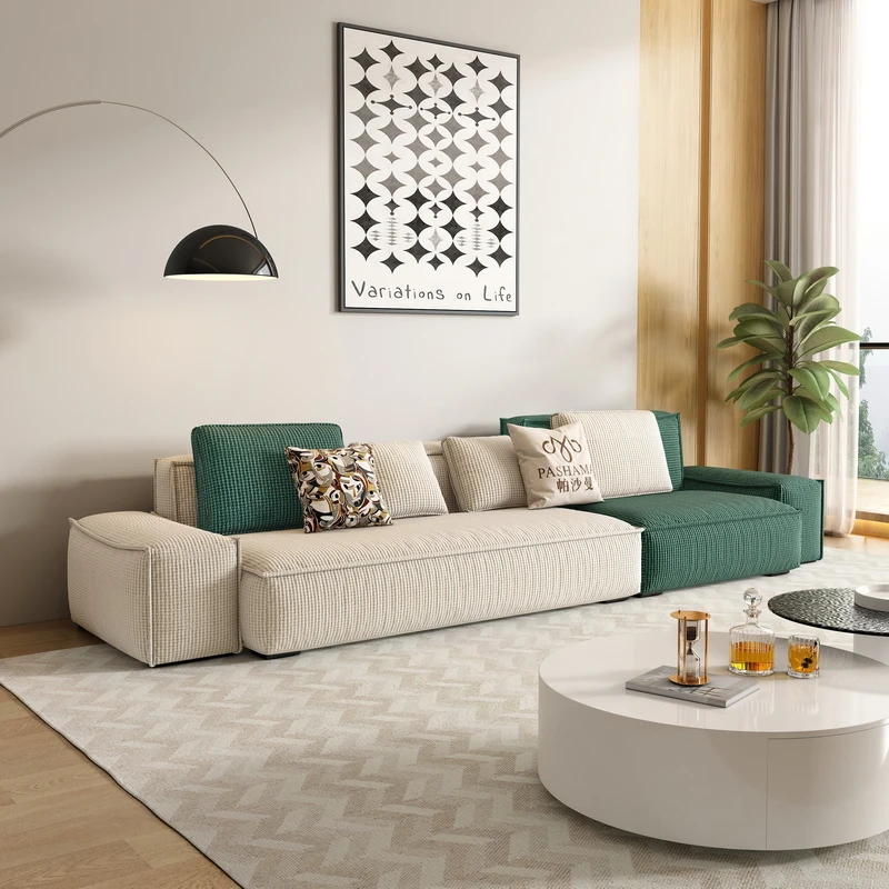 Wholesale Cat Scratch Fabric Luxury Sectional Sofa Color Blocking ...