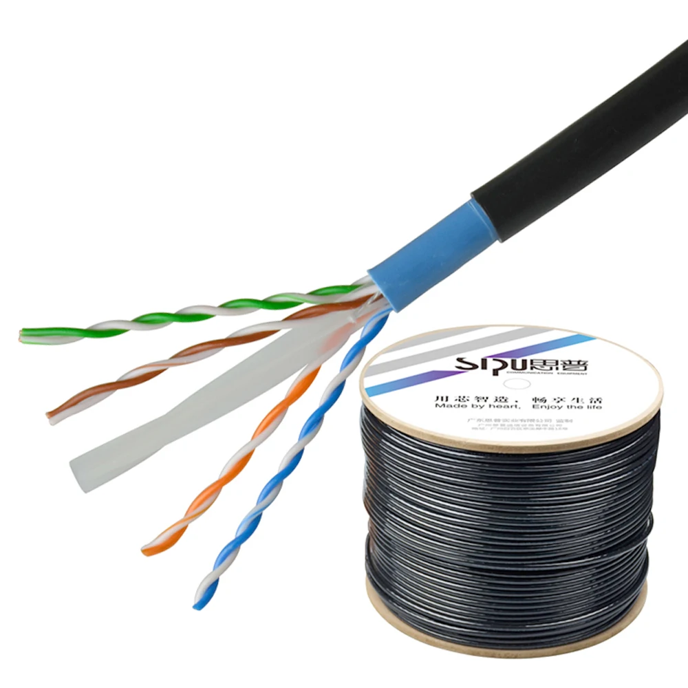 Sipu Outdoor Cat6 Cat6a Network Cat6e Cable Precio De Fábrica De Utp ...