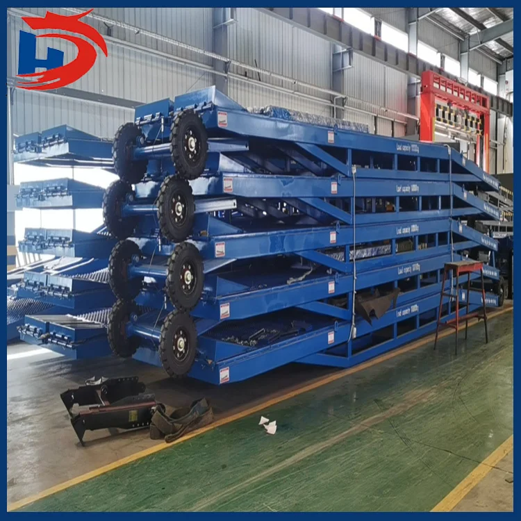 Container Automatic Unloading Platform, Electric Manual Lifting Loading ...