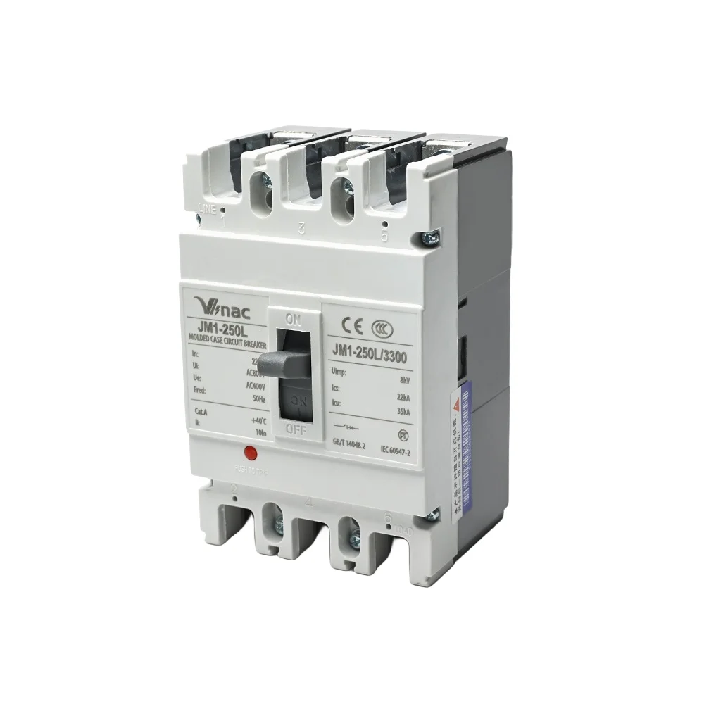 Vinac Mcb Mccb Elcb Plastic Shell Circuit Breaker Air Switch Breaker ...
