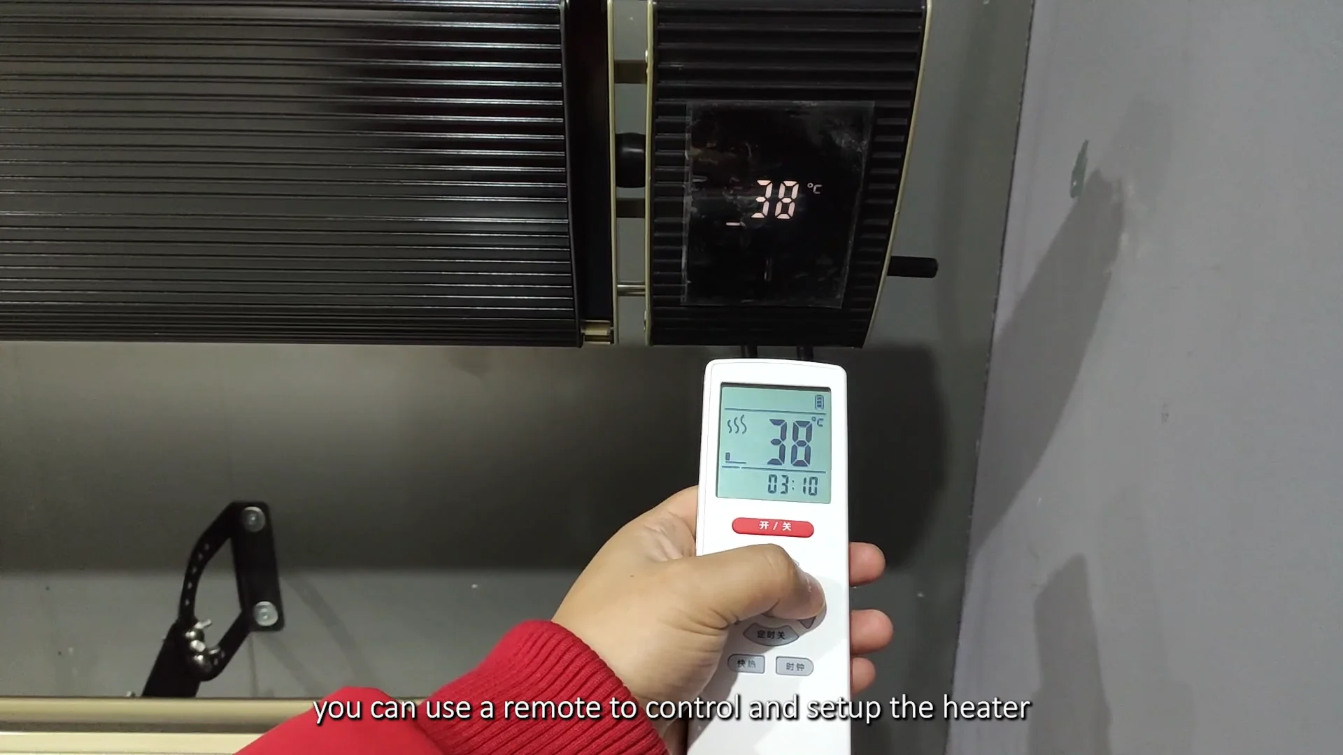 China 1800w Wifi Tuya Control Far Infrared Heater Wall Mounted Radiant ...