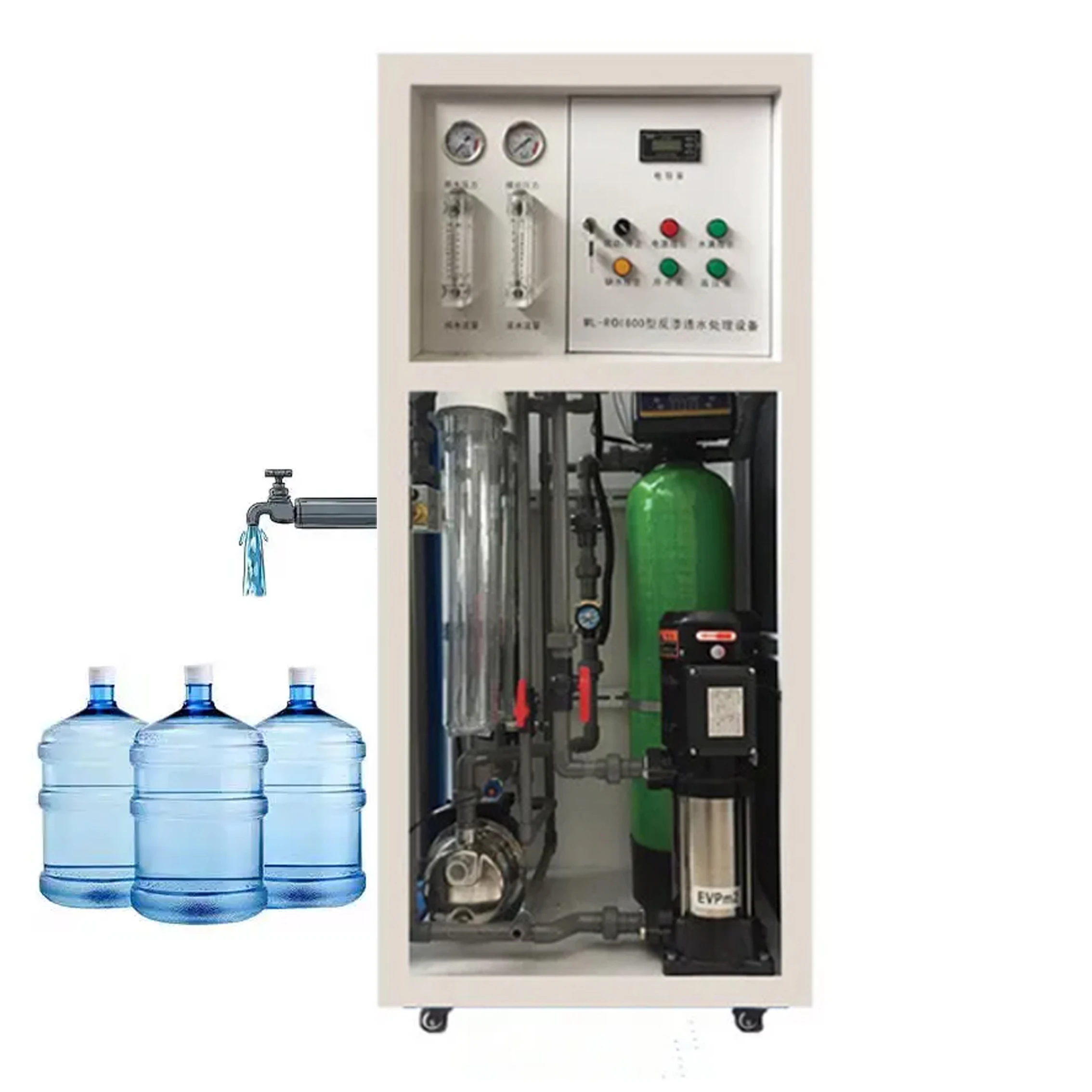 Industrial Water Equipment 500 Lph Ro Plant For Drinking Water ...