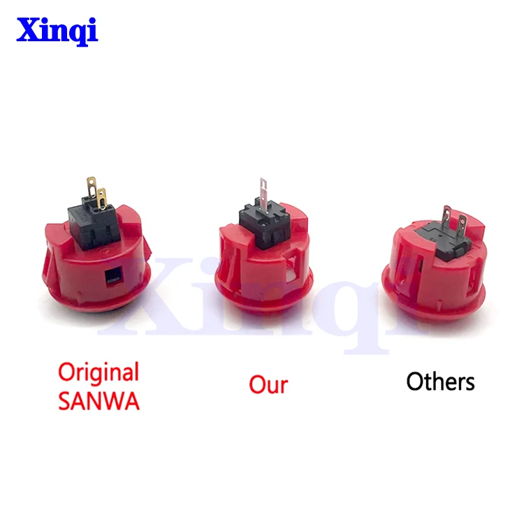 High Quality Arcade Sanwa Push Buttons Switch OBSF-33 for DIY Pandora Box Fighting Stick PC ...