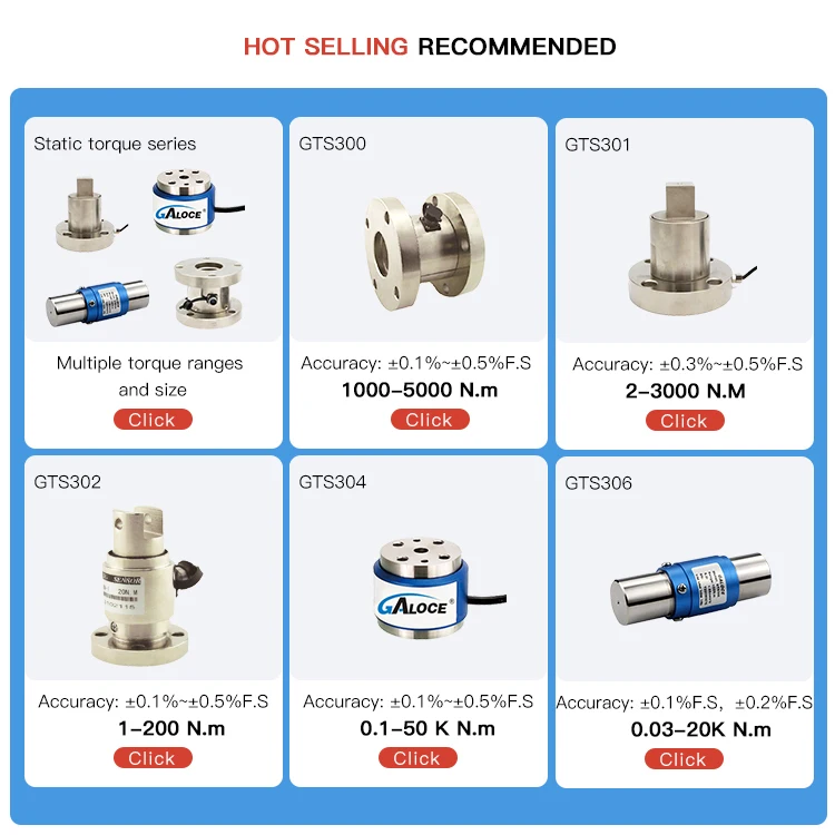 Gts310 Both Ends Are Keyway Connection Static Torque Sensor For Measure ...