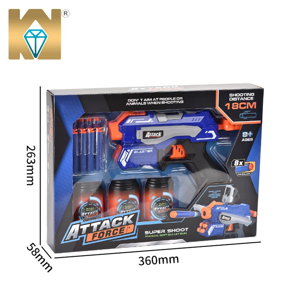Kunyang Toys New Design Plastic Toy Guns For Boys With Bullets Activity ...