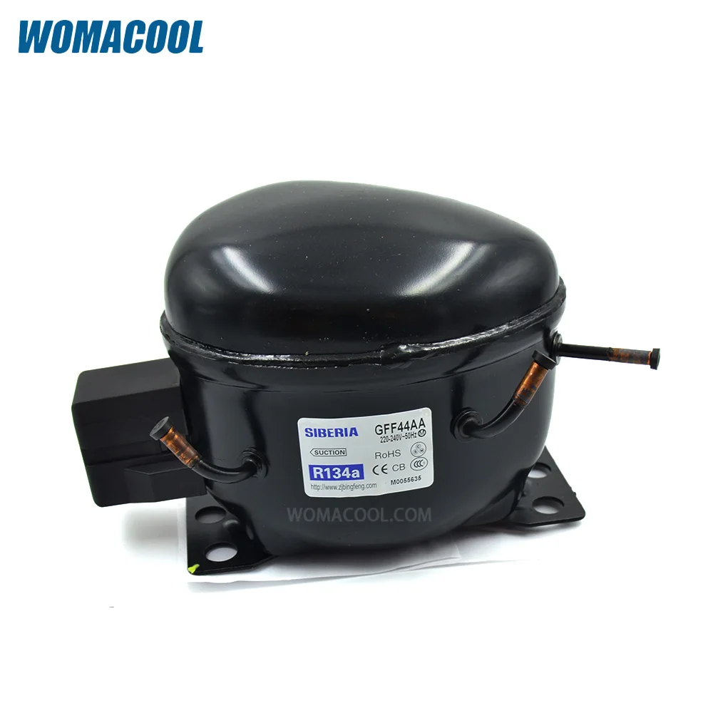 SIBERIA GFF44AA 1/6HP Refrigerator Compressor R134a 220-240V/50Hz for ...