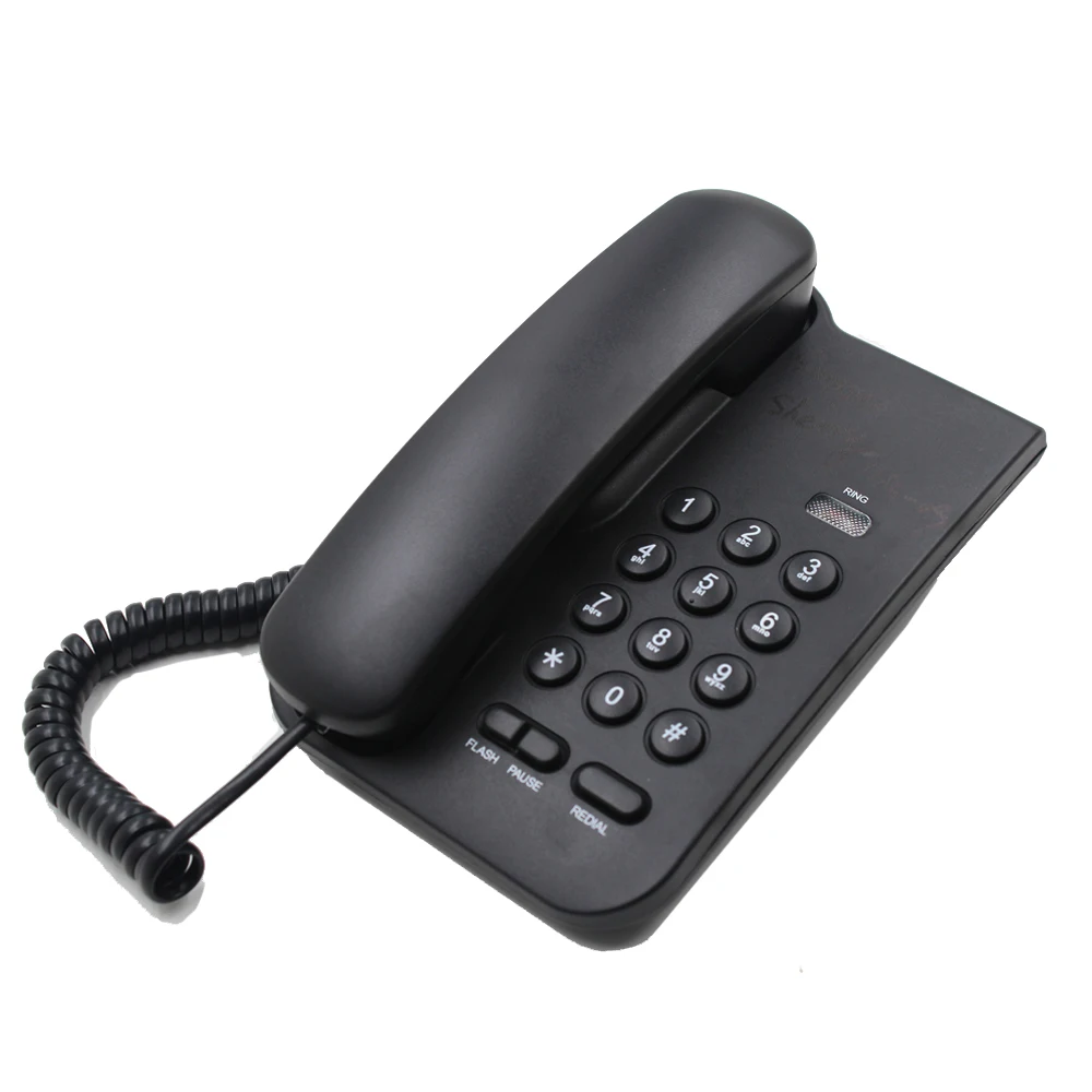 Portable Slim Line Phone Basic Land line Business Home Telephone Set ...