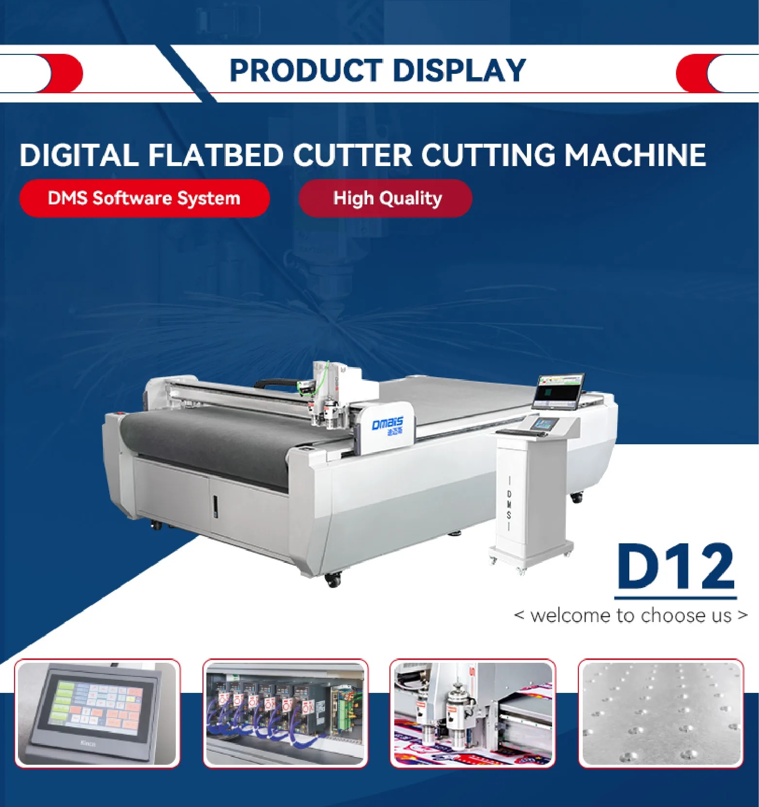 Dmais Cardboard Corrugated Box Kraft Paper Cutting Machine - Buy ...