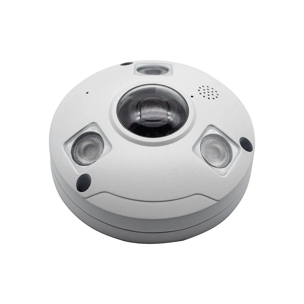 12MP IP POE Metal Fisheye Camera - Waterproof & Night Vision