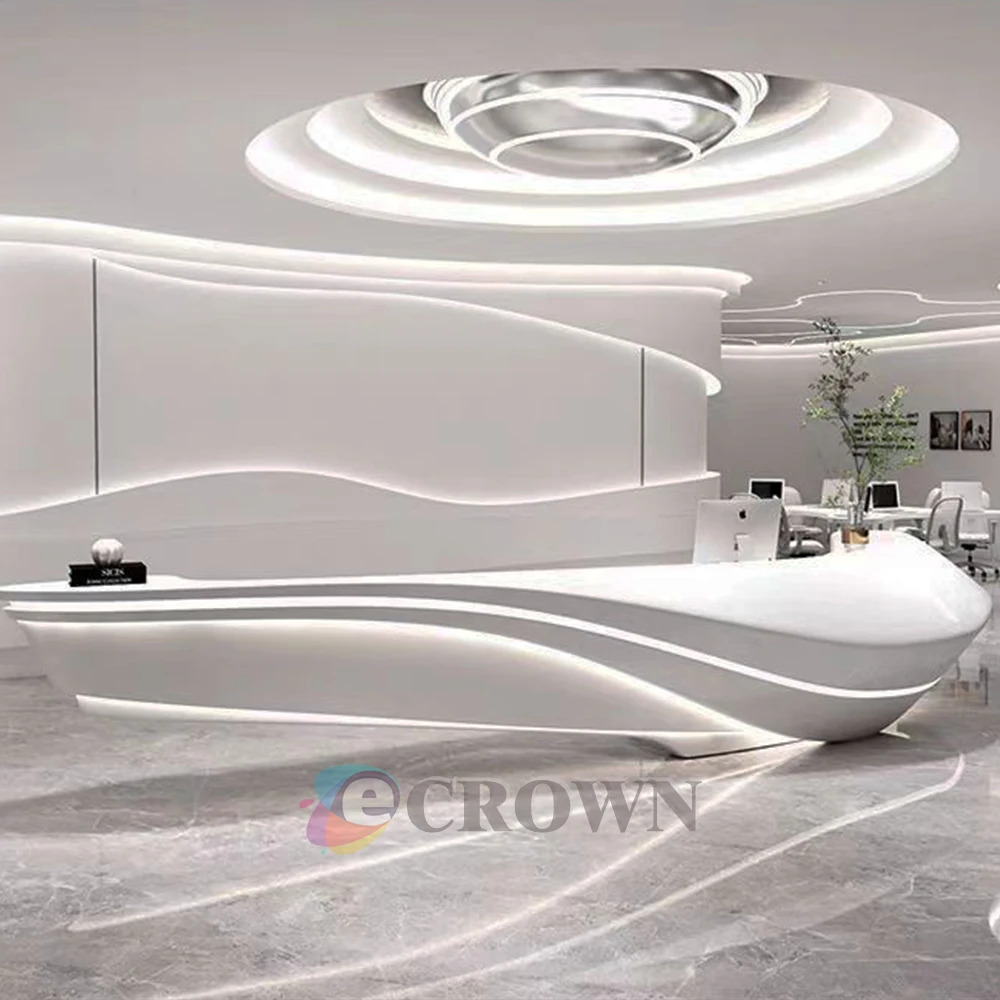 Kiosk Product office mall cashier table curved kiosk design mall kiosk ...