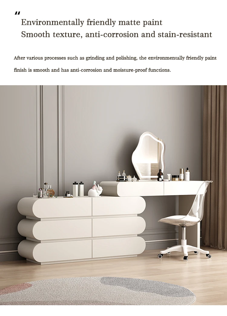 Modern Luxury Furniture Bedroom Makeup Wooden Dressing Table Console ...