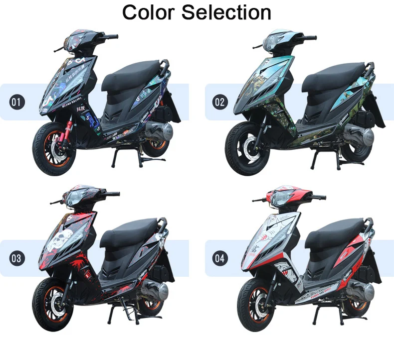 Modern Design Gas Powered Adult Scooters 4 Stroke Powerful Gasoline ...