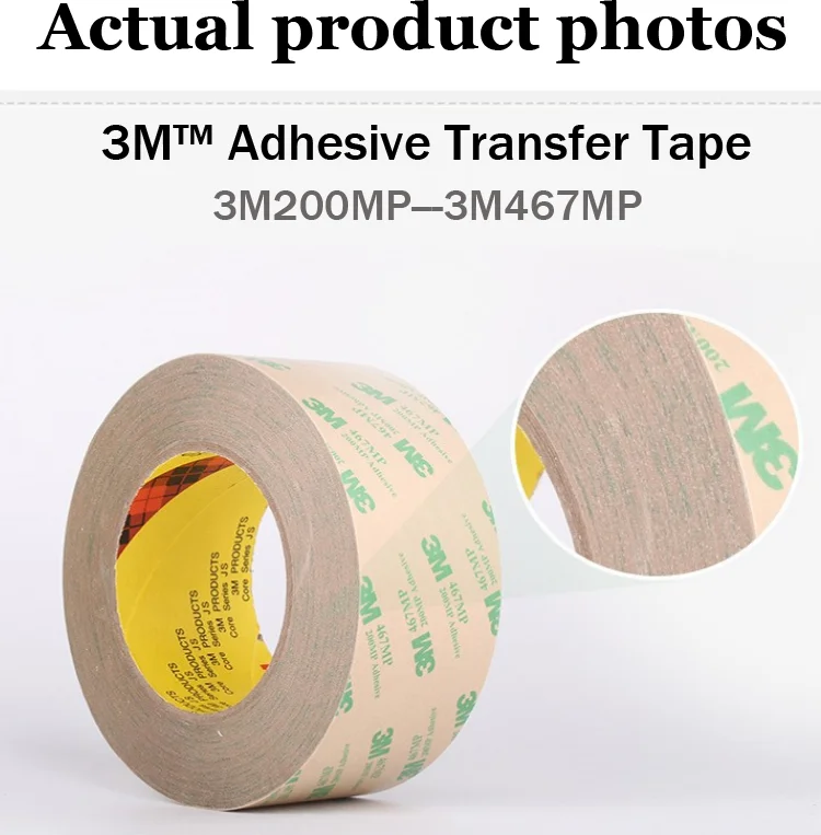 Custom Cut 3 M 467mp Double Sided Adhesive Sheet 467mp Transfer Tape ...