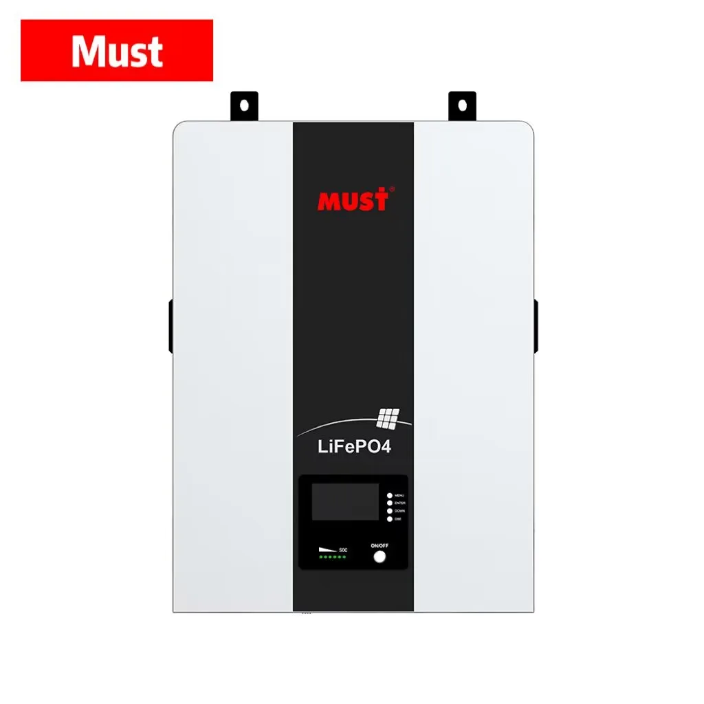 Must Lp1600 24v 48v Wall Mounted Lithium Ion Battery 5kwh 10kwh 48v ...