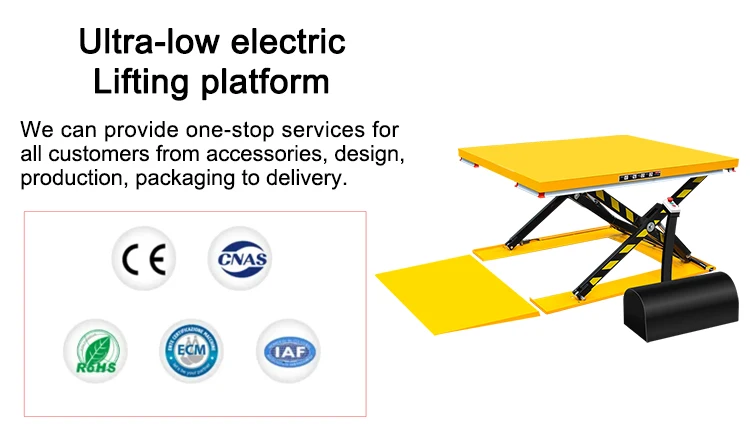 Mj-g Series European Original High-quality Mini Scissor Lift Table Low ...