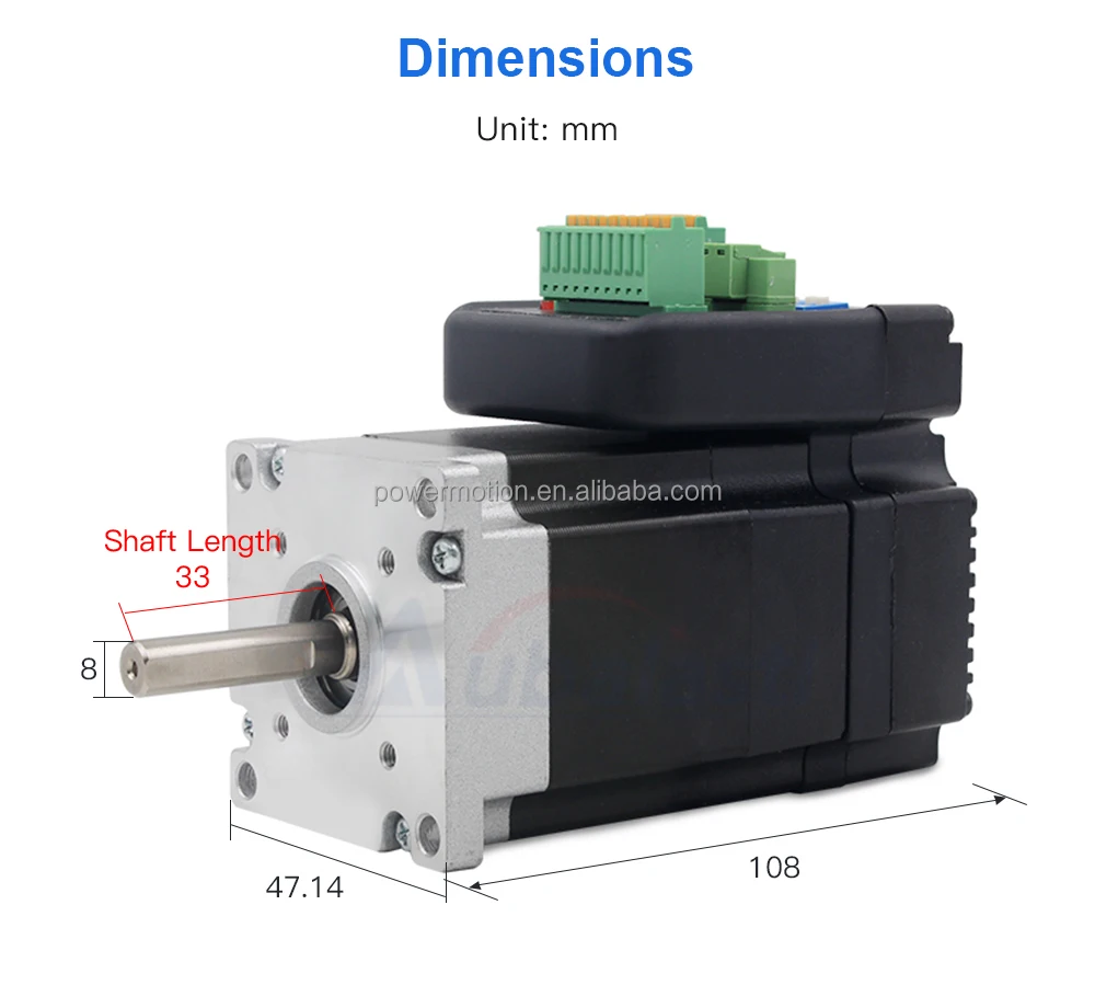 IHSV57-30-10-36-01-T-33 Integrated AC Servo Motor 3000RPM
