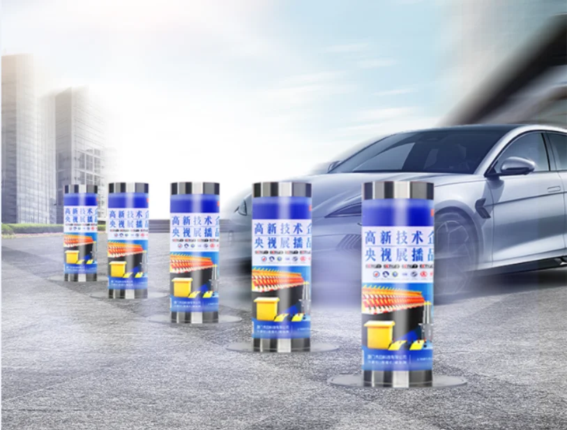 304 Stainless Steel Bollard With Hydraulic Automatic Rising Road ...