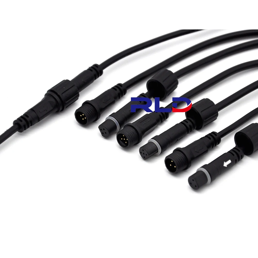 3 Way Splitter T Connector M12 Light Waterproof 2 3 4 Pin LED Strip ...