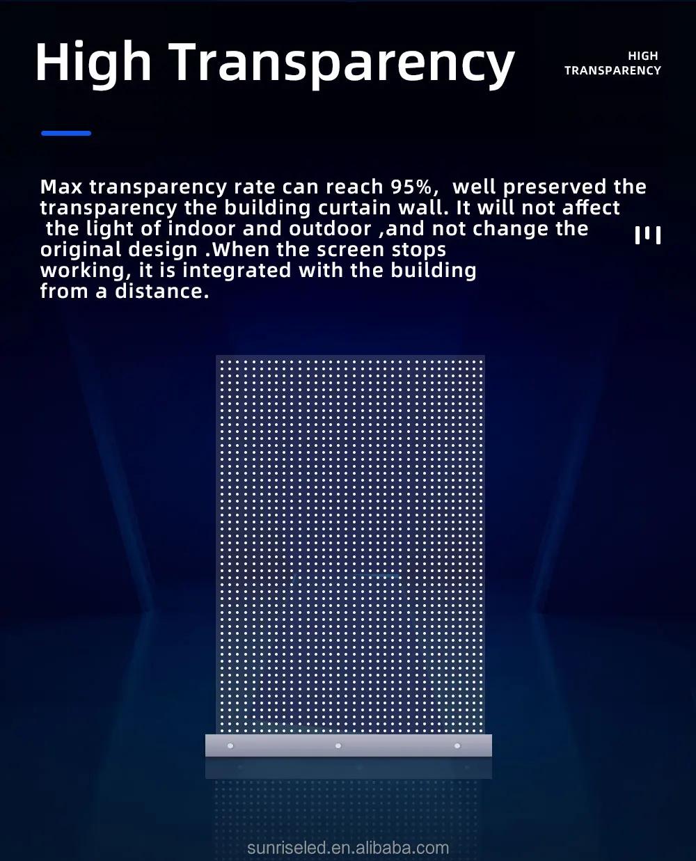 Flexible Transparent LED Display Panel - Luxury & Advertising