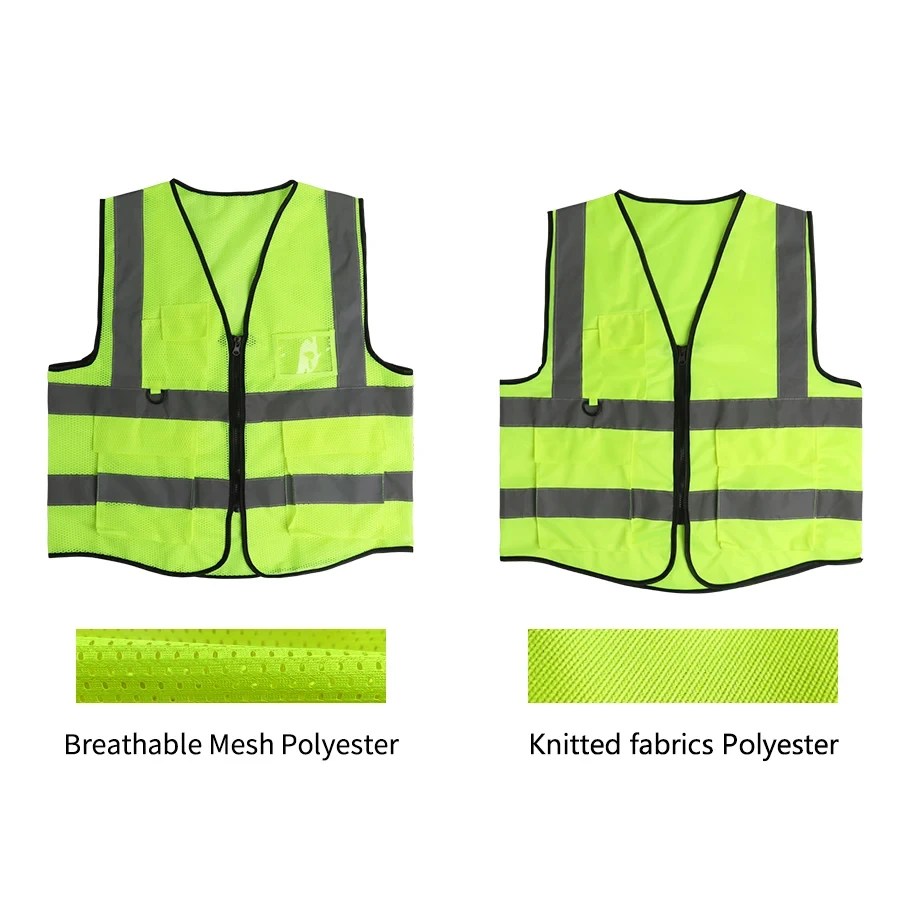 High Visibility Safety Vests - Customizable Reflective Clothing