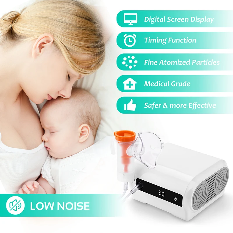 High Nebulization Rate Handheld Nebulizer for Adult Children