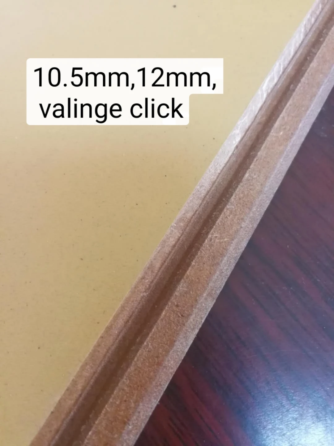 6mm 8mm 12mm Class 33 German Technology High Gloss Waterproof Hdf Wood ...