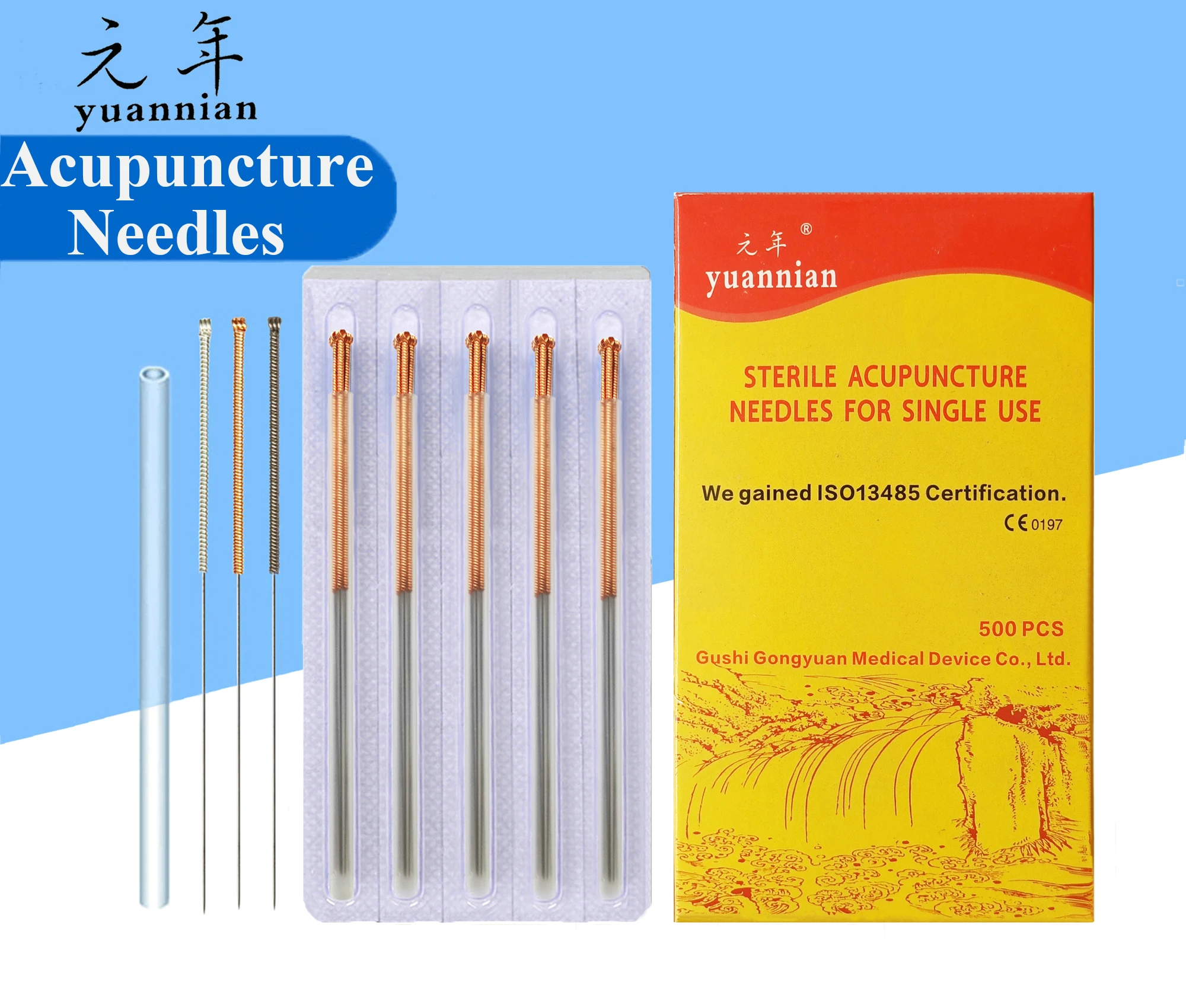 Sterile Dry Needling Acupuncture Needles with Tube for Single Use ...