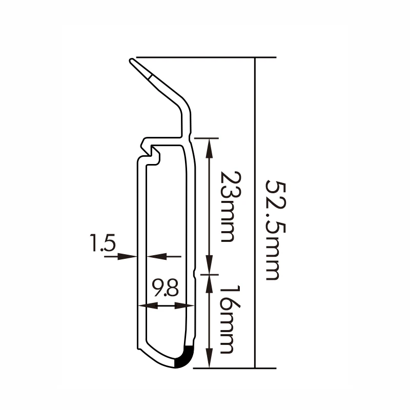 P53-a,Raitto Plastic Skirting Board Flooring Accesory Pvc Baeboard ...