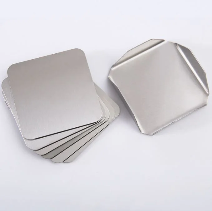 Free Sample of Metal Coasters - Durable Stainless Steel