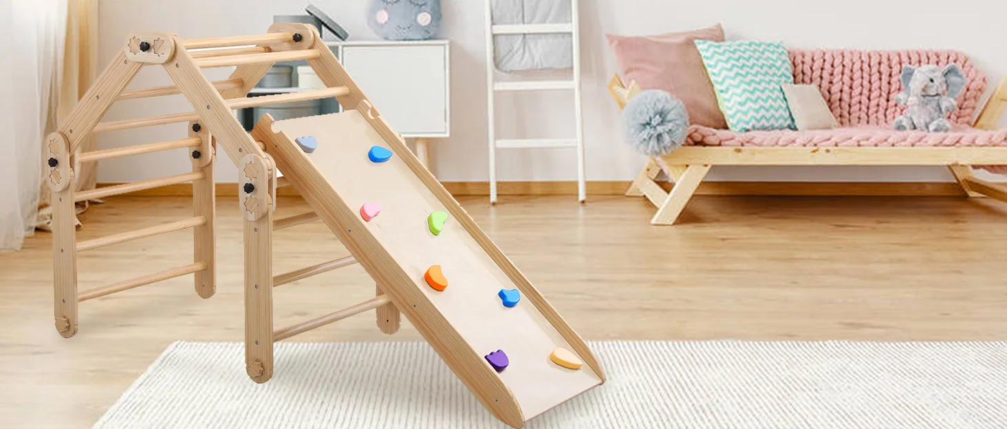 Lm Kids Baby Pickler Climber Montessori Toddler Indoor Playground ...