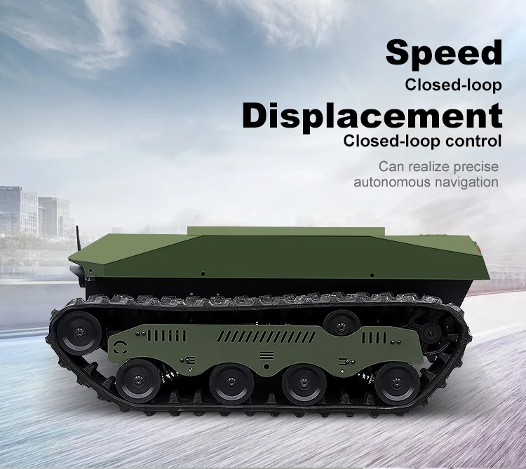 Patrol Inspection Tank Chassis Robot Platform - 1 Year Warranty