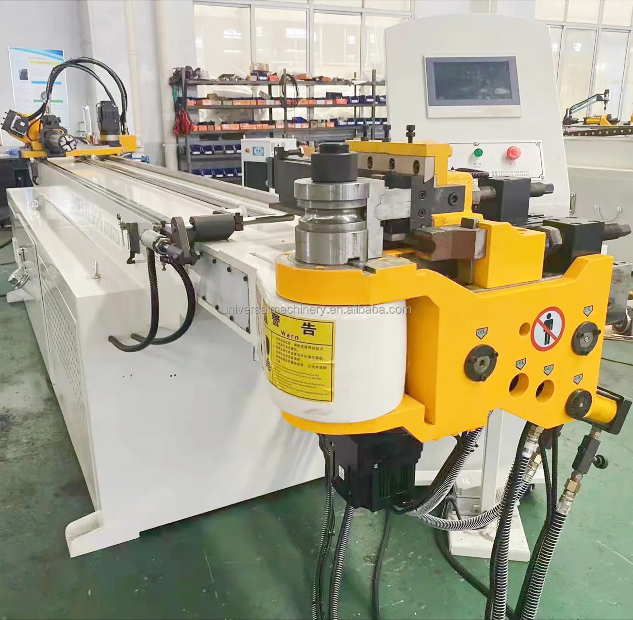 Full Automatic Line for Pipe Bending Machine with Robot Arm Loading and ...